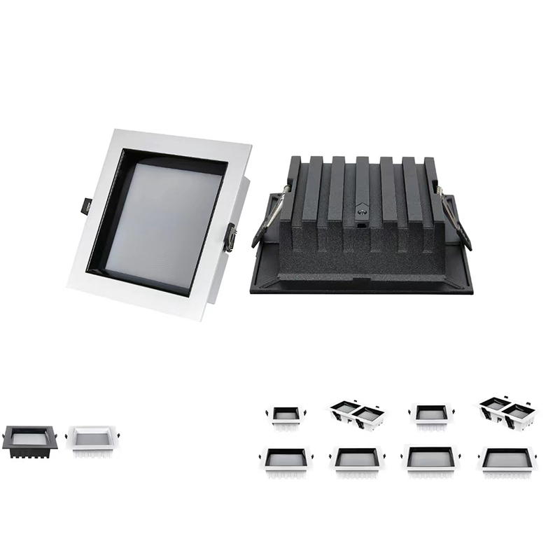 Recessed Slim Square LED Downlights with Osram Chips - Eurolight
